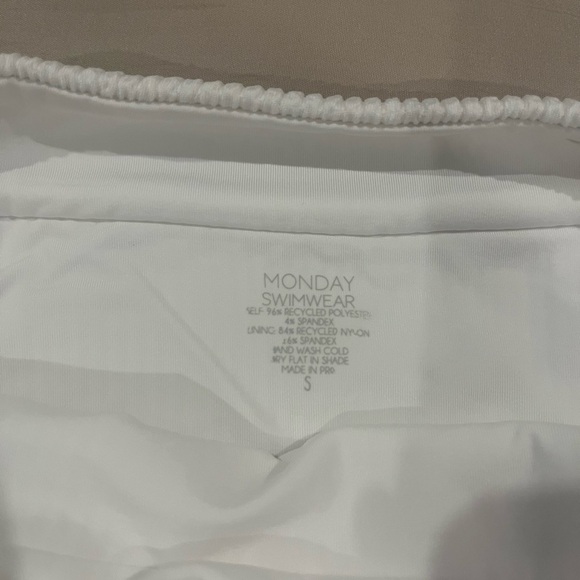 Monday Swimwear | Swim | Monday Swimwear White Bikini Set | Poshmark